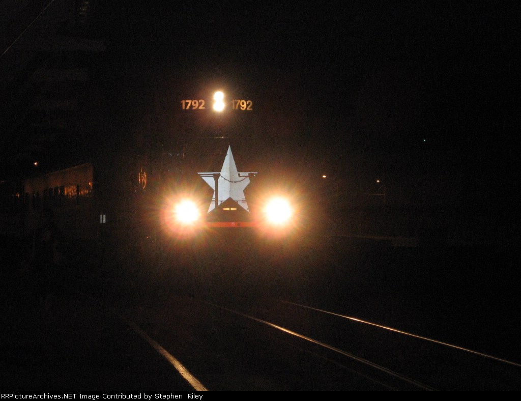 NCDT 1792 pulls 74 with bright lights